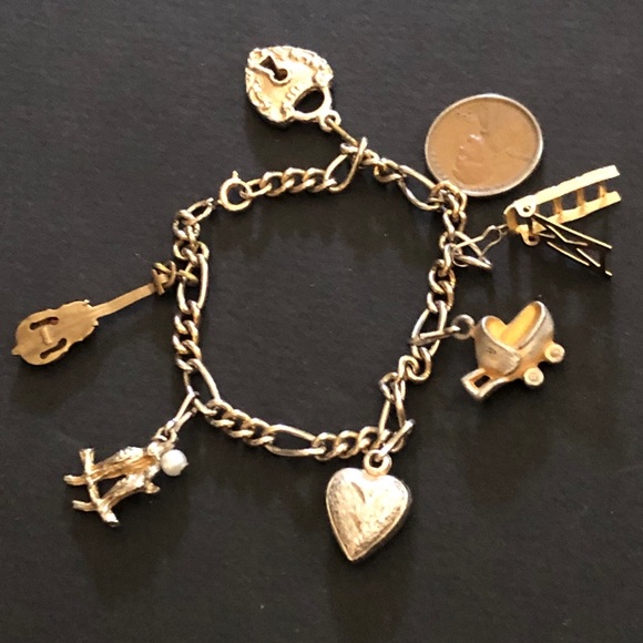 Vintage | Jewelry | Vintage Charm Bracelet | Poshmark